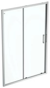 Ideal Standard Connect 2 - Posuvné sprchové dveře, dvoudílné, 105 cm, silver bright/čiré sklo K9274EO