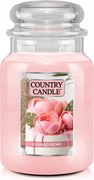 Sugared Peony – Country Candle – velká vonná svíčka se dvěma knoty