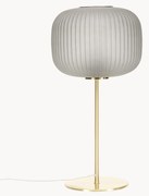 Velká stolní lampa se skleněným stínidlem Sober