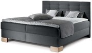 ND Viana Boxspring 160x200cm tmavěšedá