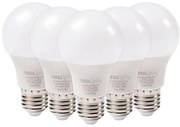 LED žárovka bulb 8W E27 3000K 806LM, 5 pack