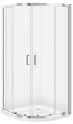 Cersanit Zip - Sprchový kout 89x89 cm, chrom/čiré sklo S154-002