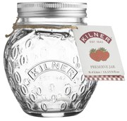 Kilner Ozdobná zavařovací sklenice ve tvaru jahody, 400 ml 0025.582
