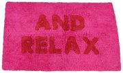 Růžová koupelnová předložka 50x80 cm And Relax – Rex London