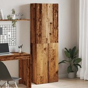 Skříň old wood 60 x 32 x 190 cm kompozitní dřevo 3318714
