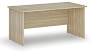 Kancelářský psací stůl rovný PRIMO WOOD, 1600 x 800 mm, dub přírodní