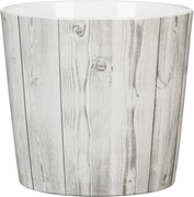 Scheurich Obal na květináč 870 průměr 13 cm White Timber