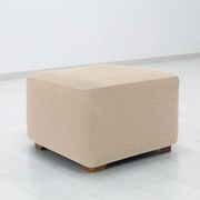 Super strečové potahy HARMONIA smetanová taburet (40 - 60 cm)