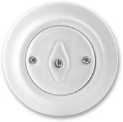 ABB Decento vypínač č.6 (č.1) otočný bílá 3560K-C06345 porcelán