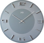 JVD Designové šedé dřevěné hodiny JVD HC33.1