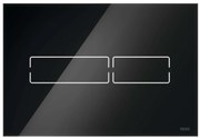 Tece TECElux - Elektronické ovládání splachování, síťové napájení, lesklé černé sklo 9240961