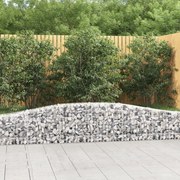 Klenutý gabionový koš 400 x 30 x 40/60 cm pozinkované železo 153402