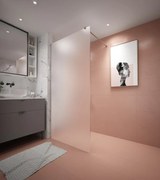 Erga Paris, sprchová zástěna Walk-In 50x200 cm, 8mm sklo námraza, chromový profil, ERG-V02-PARIS-050x200-FR-CR