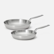 Fabini Sada pánví Lucca 4.0 Pro, ø 26 cm + ø 30 cm, 2 díly - Nerezové beznýtové pánve z vícevrstvé nerezové oceli