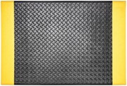 Hamat, Gumová rohožka 650 Base+ Economic black/yellow, 60x90, černá, chodba / předsíň