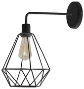 Nástěnné svítidlo KARO 1xE27/15W/230V černá
