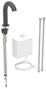 Geberit Piave - Elektronická umyvadlová baterie, síťové napájení, easy to clean, matná černá 116.162.14.1