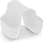 Držák na drátěnku a houbičku Saddle White Umbra