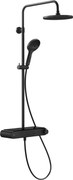 Duravit - Sprchový set s termostatem, průměr 23 cm, 3 proudy, matná černá TH4380008046