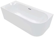 Villeroy & Boch Loop&Friends - Vana 170x75 cm, levá, alpská bílá UBA170LOF9CL00V-01