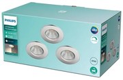 Philips - SADA 3x LED Stmívatelné koupelnové svítidlo DIVE LED/5,5W/230V IP65