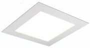 Zápustné LED svítidlo Kohl Lighting DISC SQ 225x225mm bílé 20W 3000K