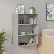 Závěsná Nástěnná Skříňka Betonově Šedá 69,5 X 32,5 X 90 Cm - Staré dřevo