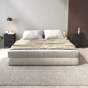 Noční stolky 2 ks černé 40x30x55 cm masivní borové dřevo 3120341
