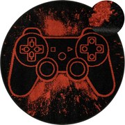 Koberec Lima G932A Gamepad černý / světle červený kruh