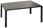 Zahradní stůl HWC-N40, hliník, 140x80cm - antracit