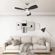 vidaXL Stropní ventilátor světlo a dálkový ovladač 76 cm světle hnědý [51493] Barva: tmavě hnědá