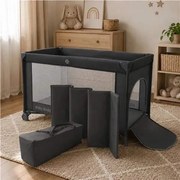 Dětská cestovní postýlka Milly Mally Mirage v přenosné tašce dark grey