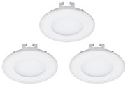 Eglo 94732 - SADA 3x LED Podhledové svítidlo FUEVA 1 1xLED/2,7W/230V
