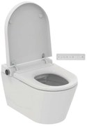 Ideal Standard i.life E - Elektronický bidet s keramikou, závěsný, SoftClose, RimLS+, bílá K875501