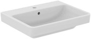 Ideal Standard i.Life B - Umyvadlo, 60x48 cm, s přepadem, s otvorem na baterii, bílá T571701