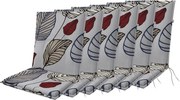 Doppler LIVING 5703 - set 6 ks polstrů na křeslo s nízkým opěradlem
