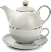 Zelená kameninová konvice na čaj 400 ml Artisan – Salt&amp;Pepper
