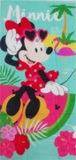 Setino Plážová osuška Minnie na pláži 70 x 140 cm