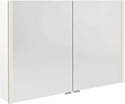 Sapho Alix - Zrcadlová skříňka s LED osvětlením 106x70x18 cm, 2x dvířka, bílá AX106-0030