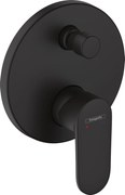 Hansgrohe Vernis Blend, páková vanová baterie pod omítku, se vestavnou bezpečnostní kombinací dle EN1717, černá matná, 71467670