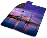 Sablio Plážová deka Londýn Tower Bridge: 200x140 cm