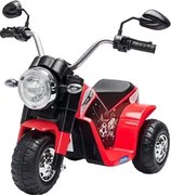 HOMCOM Dětská elektrická motorka se třemi koly - Elektrokolo pro děti 18-36 měsíců, napájené baterií, tříkolka 6V s předním světlem a klaksonem, 72x57