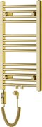 Mexen Ares, elektrické topné těleso 700 x 400 mm, 300 W, zlatá lesklá, W102-0700-400-2300-50