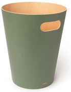 Zelený kancelářský odpadkový koš 7,5 l Woodrow – Umbra
