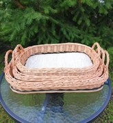 Proutěný podnos - 53 cm