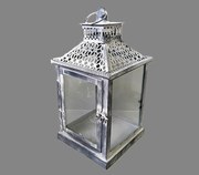 PRODEX IMPORT Lampa šedá patina kov se sklem 25139
