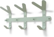 Šedozelený ocelový nástěnný věšák 66 cm Frondo – Spinder Design
