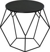 HOMCOM Nordický minimalistický geometrický konferenční stolek, ocel, 54x54x44cm | Aosom