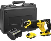 Stanley - 18V AKU mečová pila, 2x aku 2,0 Ah Li-Ion, nabíječka SFMCS300D2K-QW