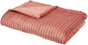 TODAY pléd Ribbed 150x200 cm Terracotta